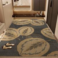 China Polyester Fiber Entry Door Floor Mat 80x120cm Custom Size Luxury Carpet Rug for sale
