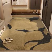 China Polyester Fiber Door Mat Rug 80x120 cm Custom Size Machine Washable Floor Carpet for sale