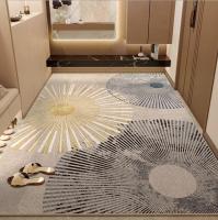 China Polyester Fiber Entry Door Mat Floor Carpet Rug 80x120 cm Custom Size for sale