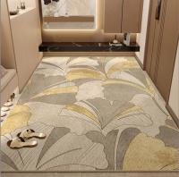 China Polyester Fiber Entry Door Mat Floor Carpet Rug 80x120 cm Custom Size for sale