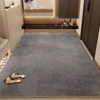 China Polyester Fiber Entry Door Mat Floor Carpet Rug 80x120 cm Custom Size for sale
