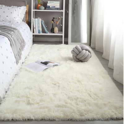 China Polyester Fiber Plush Blanket Bedroom Floor Carpet 60x160cm Machine Washable for sale
