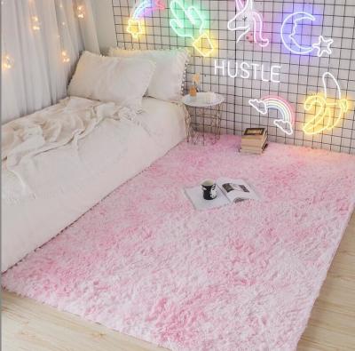 China Customizable 80x160cm Machine Washable Polyester Plush Blanket Carpet for Living Room Bedroom Floor for sale