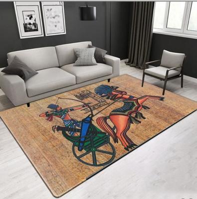 China Polyester Fiber National Style Floor Carpet 100x150cm Living Room Bedroom Rug for sale