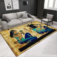 China Polyester Fiber National Style Floor Carpet 100x150cm Living Room Bedroom Rug for sale