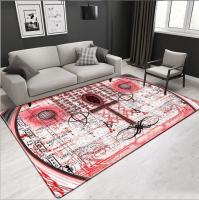 China Polyester Fiber National Style Living Room Floor Carpet 100x150cm Custom Size for sale