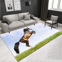 China Modern Nordic National Style Living Room Bedroom Floor Carpet Polyester Fiber 100x150cm for sale