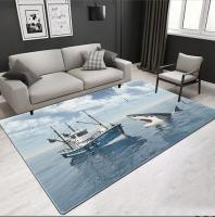 China Modern Nordic National Style Living Room Bedroom Floor Carpet Polyester Fiber 100x150cm for sale