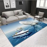 China Modern Nordic National Style Living Room Bedroom Floor Carpet Polyester Fiber 100x150cm for sale
