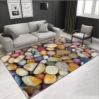 China Polyester Fiber Woven Living Room Carpet 100x150cm Custom Size Machine Washable for sale