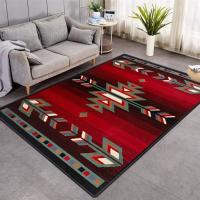 China Polyester Fiber Living Room Floor Carpet 100x150cm Machine Washable Custom Size for sale