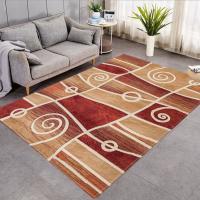 China Polyester Fiber Living Room Floor Carpet 100x150cm Custom Size Machine Washable for sale