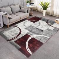 China Polyester Fiber Irregular Geometric Pattern Living Room Bedroom Floor Carpet 100x150cm for sale