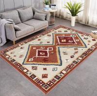 China Polyester Fiber Irregular Geometric Pattern Living Room Bedroom Floor Carpet 100x150cm for sale