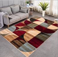 China Polyester Fiber Living Room Carpet 100x150cm Machine Washable Floor Rug for sale