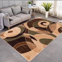 China Polyester Fiber Living Room Carpet 100x150cm Machine Washable Floor Rug for sale