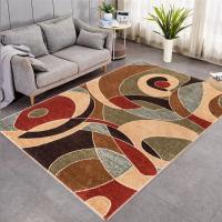 China Polyester Fiber Living Room Carpet 100x150cm Machine Washable Floor Rug for sale