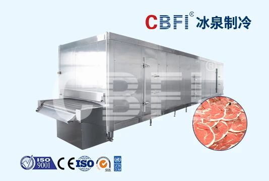 Tunnel type quick freezing equipment