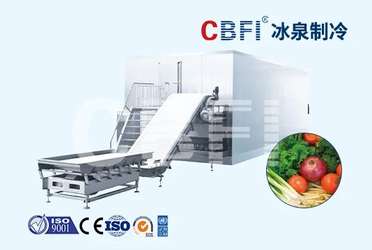 Fluidized quick freezing equipment