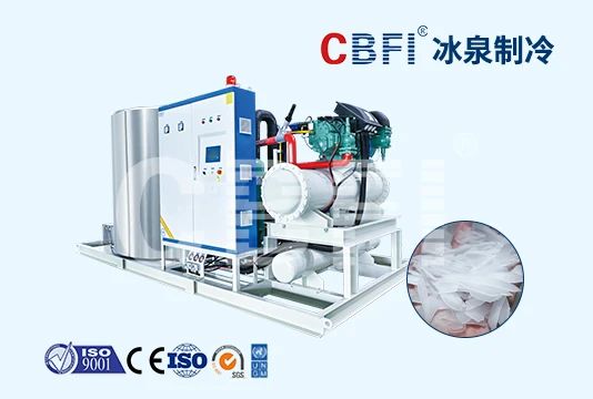 Flake ice machine