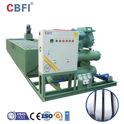 China 5 Ton Industrial Block Ice Machine 74kWh/Ton CE Certified Copeland Hanbell Compressor for sale