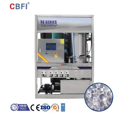 China CBFI Ice Tube Machine Stainless Steel Evaporator Touch Screen Controller for sale