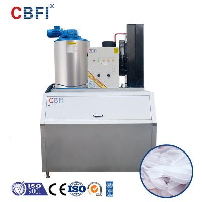 China Fresh Water Flake Ice Making Machine With PLC Touch Screen Easy Operation for sale