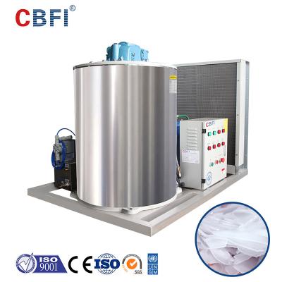 China 2 Tons Fully Automatic Portable Flake Ice Machine For Fishery Small Industry Machines for sale