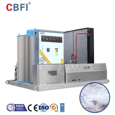 China 3 Tons Per Day Flake Ice Maker Machine For Aquatic Goods PLC Control for sale