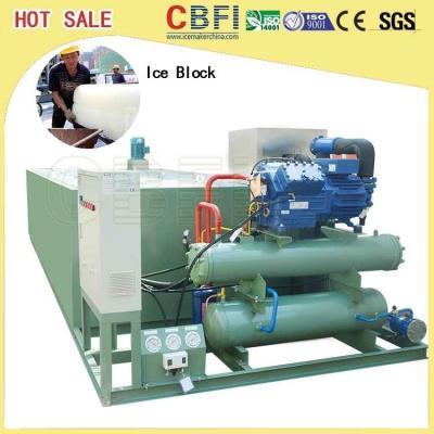 China Industrial Ice Block Machine 5000kg Capacity for Meat Fish Processing for sale