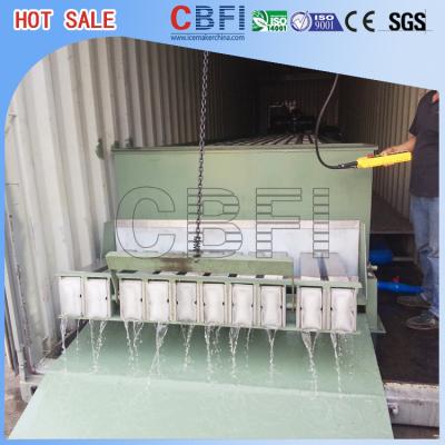 China Energy Saving Containerized Block Ice Machine ,  Ice Block Maker 5 Kg - 25 Kg for sale