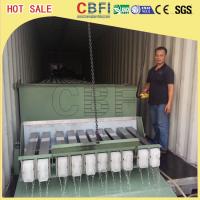 China Stainless Steel 316 Block Ice Maker / Dry Ice Block Machine With Crane System for sale