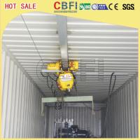 China Stainless Steel 316 Block Ice Maker / Dry Ice Block Machine With Crane System for sale