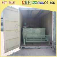China Containerized Block Ice Machine 1-10 Ton 24H Germany Compressor Fishery Cooling for sale