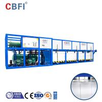 China Industrial Direct Cooling Block Ice Machine 1-30 Tons 24hrs with PLC Control and Automatic Packing System for sale