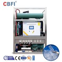 China 5 Ton 35mm Diameter Tube Ice Machine 3 Phase 380V 50Hz Industrial Ice Maker for sale