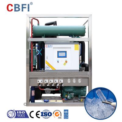 China 5 Ton 35mm Diameter Tube Ice Machine 3 Phase 380V 50Hz Industrial Ice Maker for sale