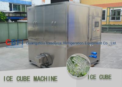China Water Cooled Ice Cube Machine 1-20 Ton Stainless Steel 304 Industrial Ice Maker for sale