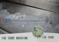 China Water Cooled Ice Cube Machine 1-20 Ton Stainless Steel 304 Industrial Ice Maker for sale