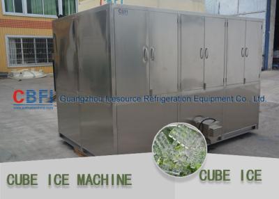 China Industrial Cube Ice Maker Machine 1-20 Ton 24H Full Automatic PLC Control for sale