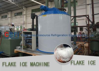 China Germany Siemens PLC Flake Ice Machine 1 Mm - 2 Mm Flake Ice Making Machine for sale