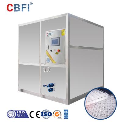 China 2 Ton Commercial Cube Ice Machine CBFI 22mm Ice Maker for Hot Weather 304 Stainless Steel for sale