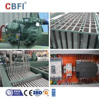 China 100 Ton Industrial Coil Tube Evaporator Block Ice Making Machine 380V 50Hz 3P for sale