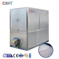 China Industrial 2 Ton Cube Ice Machine 2000kg Automatic Ice Maker 380V 50Hz for sale