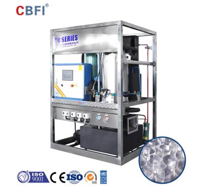 China 1 Ton Tube Ice Making Machine 1100x900x1780mm 4.1kw Commercial Ice Machine for sale