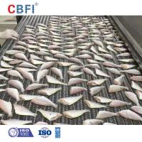 China High Efficiency Frozen IQF Tunnel Freezer Quick For Supermarket for sale
