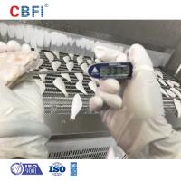 China Industrial IQF Tunnel Freezer for Vegetables and Fruits 100-3000kg/h SUS304 for sale