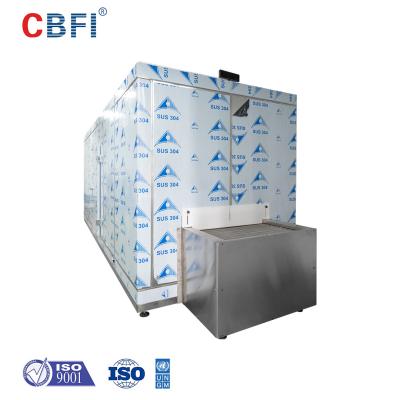 China Automatic Electric IQF Tunnel Freezer 500kg Capacity Fast Food Meat Fish Quick Freezing Machine for sale