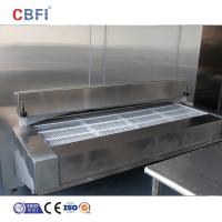 China 168KW Commercial Tunnel Blast Chiller Freezer Quick Freezing Machine 1000kg/h for sale