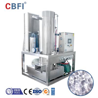 China Industrial 3 Ton Tube Ice Machine Transparent Evenly Edible Energy Saving Ice Maker for sale